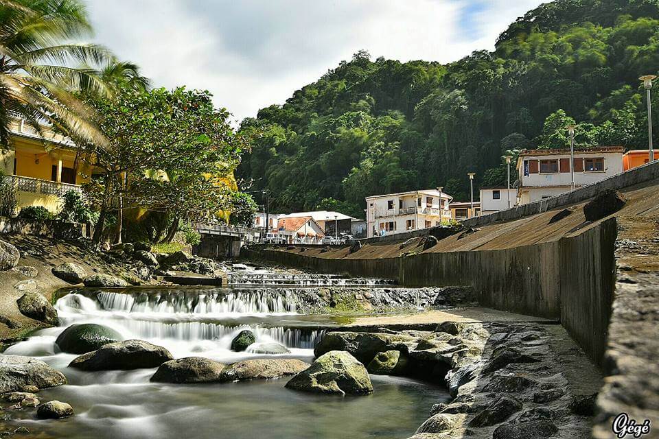 Grand Rivière commune du Nord Martinique Canal de la Dominique