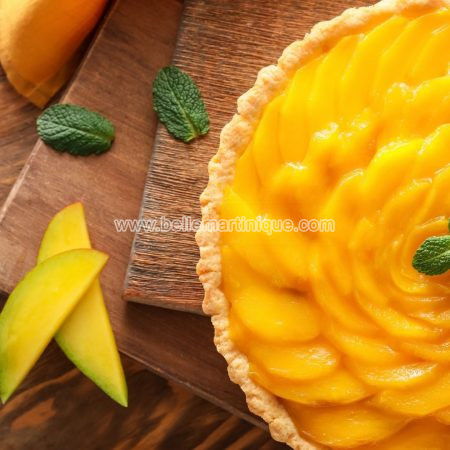 Tarte mangue cannelle - Recette créole - Spécialités martiniquaises