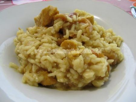 Risotto créole au poulet • Belle Martinique
