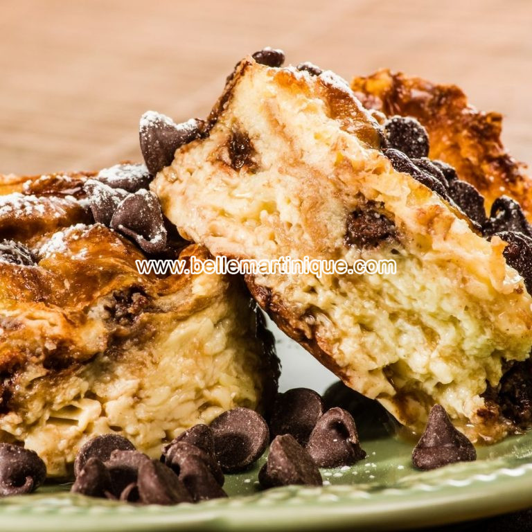 Pudding banane chocolat • Belle Martinique