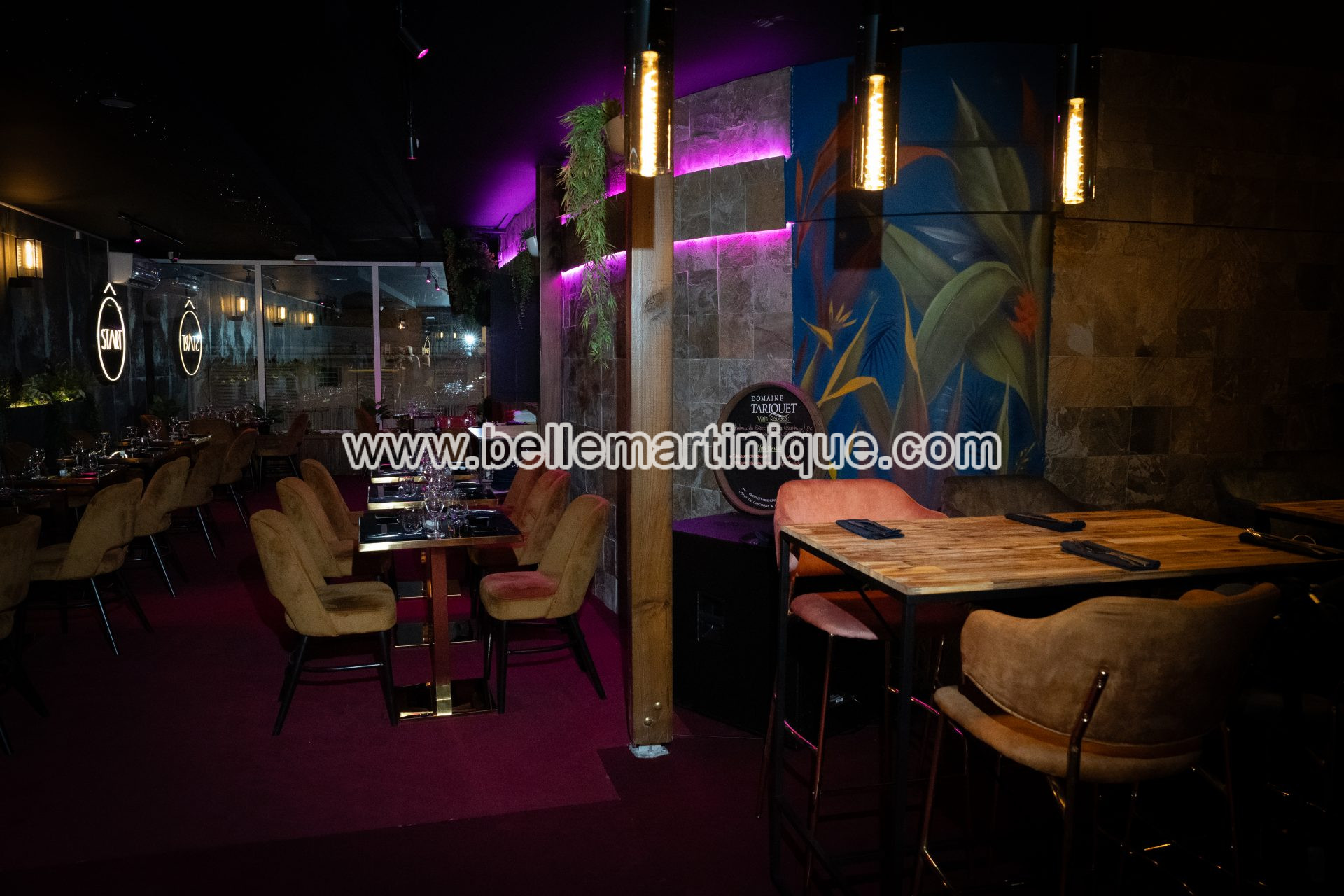 Ô START • Restaurants - Bar Lounge - Schoelcher • Belle Martinique