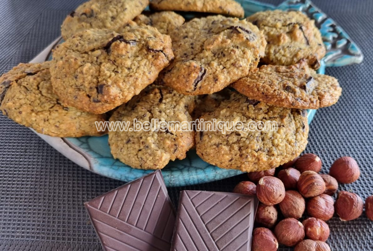 Cookies à l'avocat, recette healtly, recette créole....