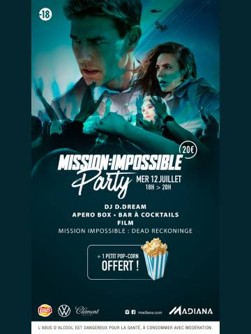 MISSION : IMPOSSIBLE PARTY! • Agenda • Belle Martinique