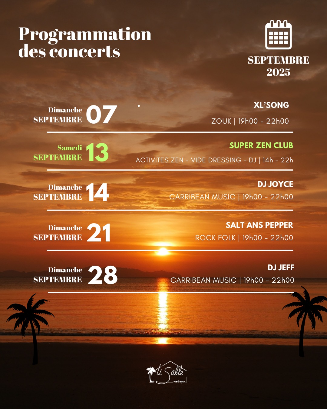 Agenda culturel Martinique - Sortir en Martinique